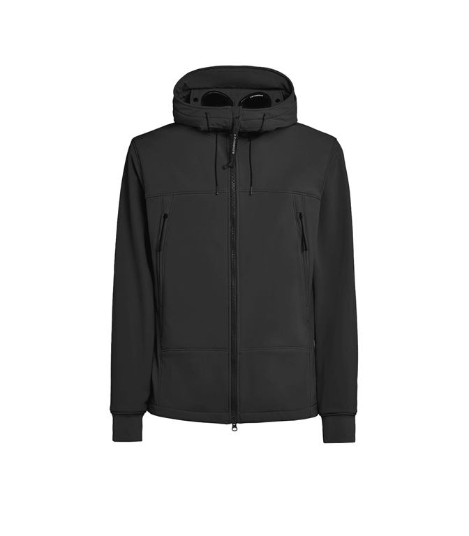C.P. SHELL-R GOGGLE JACKET BLACK C.P. COMPANY - Jackets